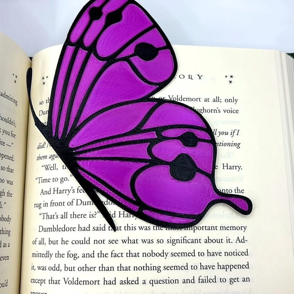 Handmade | Accents | Purple Butterfly 3d Printed Bookmark | Poshmark